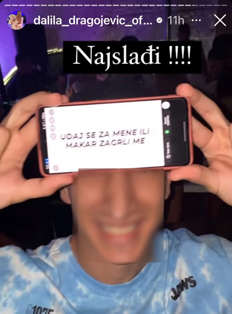 "UDAJ SE ZA MENE": Zaprošena Dalila Dragojević pa se pohvalila na Instagramu! - Hype TV