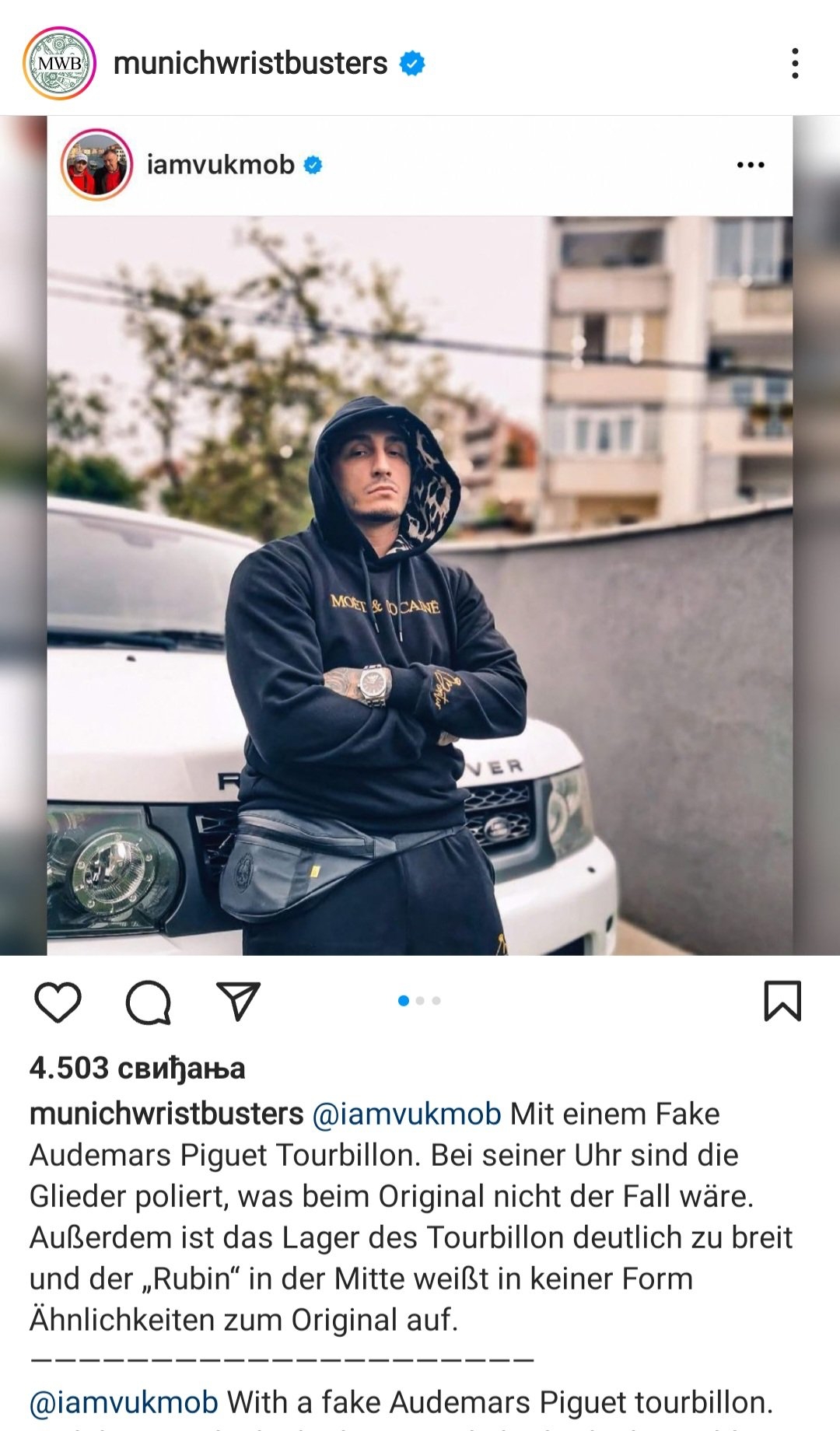 VUKADINA GOJKOVIĆA JAVNO PROZVALI DA NOSI FAKE SAT: Vuk Mob se hvališe ...